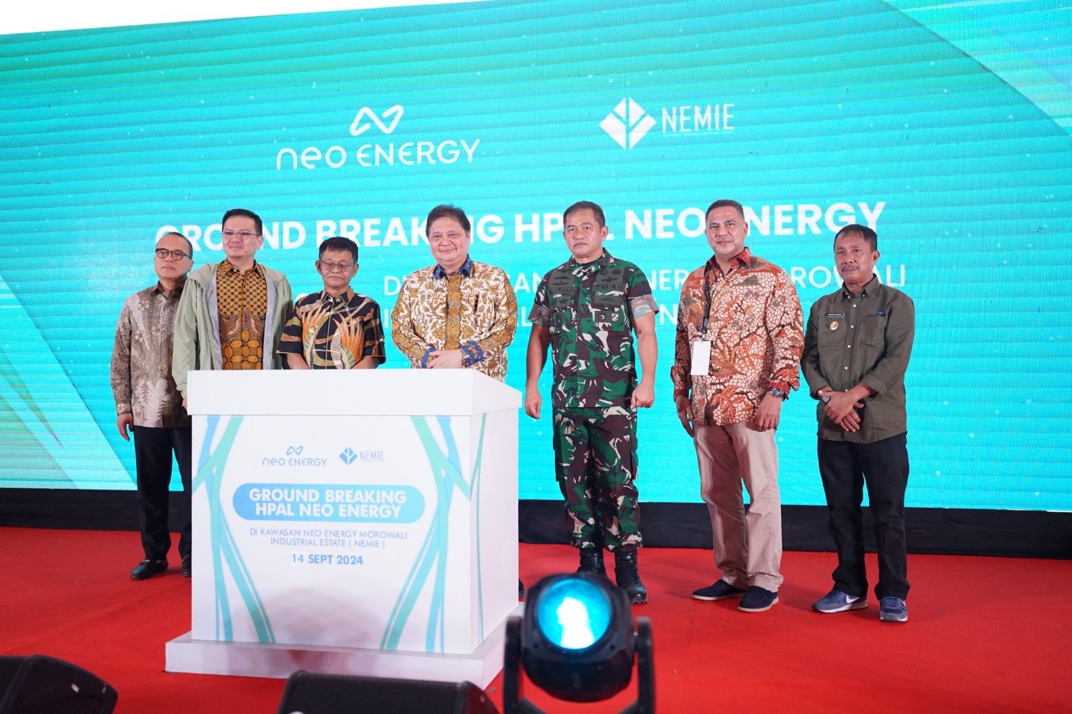 Groundbreaking Proyek HPAL Neo Energy Dukung Transisi Energi Hijau ...